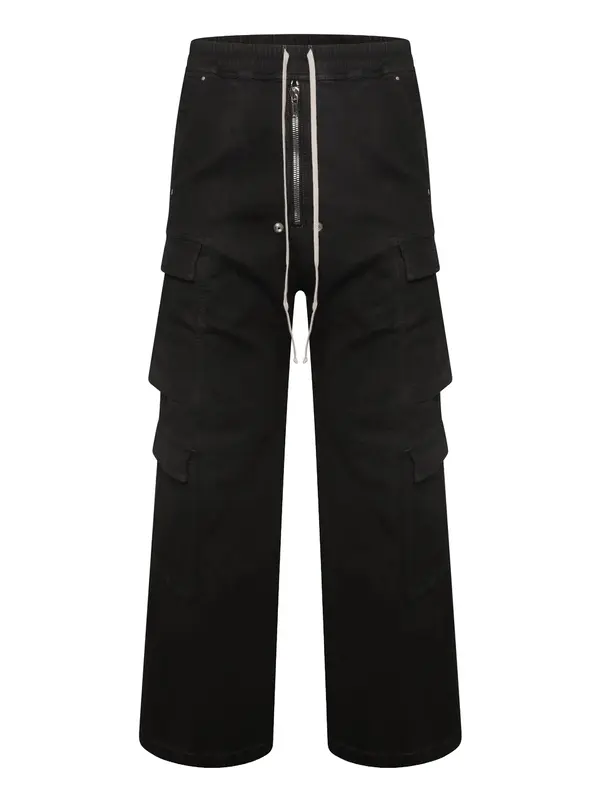 Rick Owens Double Cargo Jumbo Belas Pants - Black