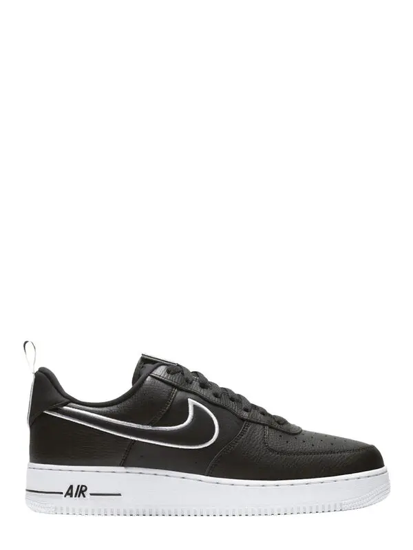 Nike Air Force 1 Low Contrast Swoosh Sneakers - Black/white