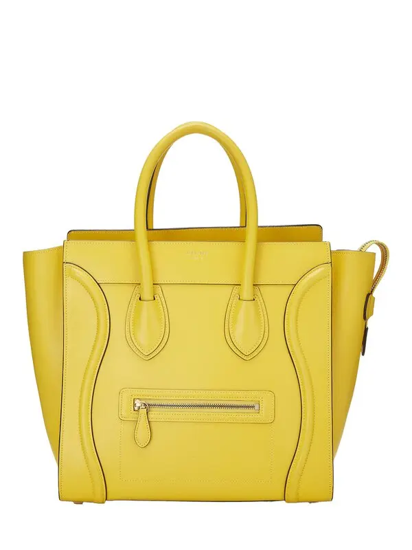 Celine Luggage Tote Smooth Calfskin - Yellow