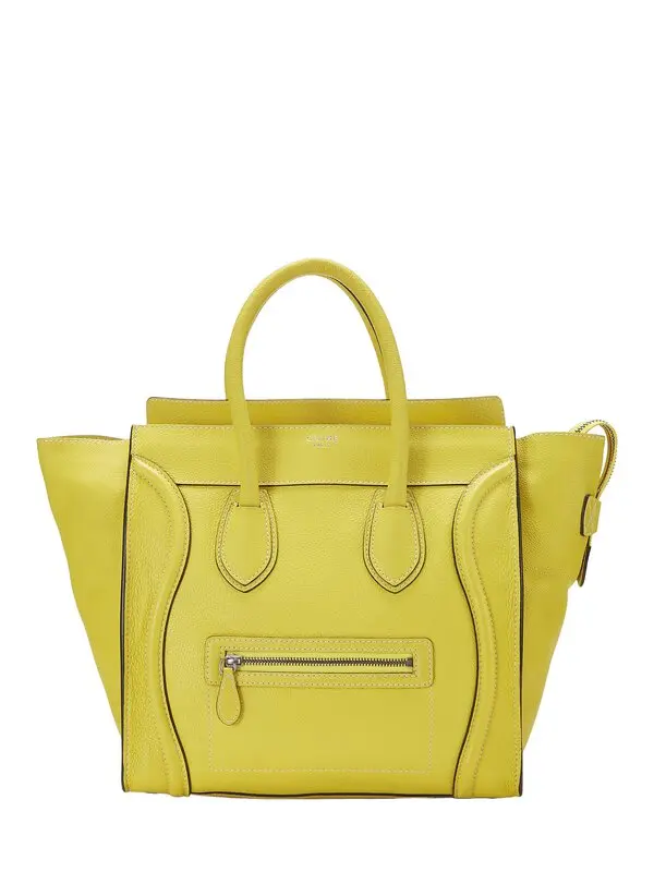 Celine Luggage Tote - Yellow