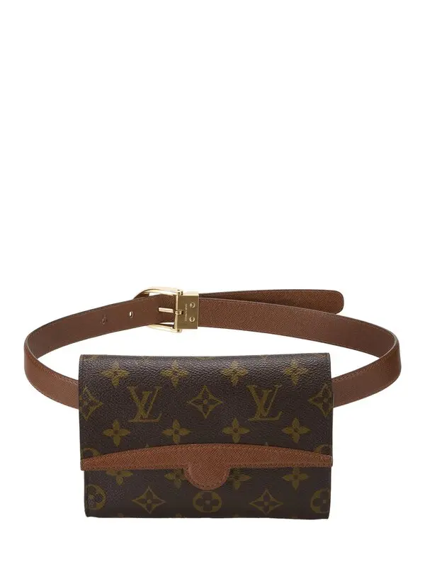 LOUIS VUITTON Monogram Canvas Arche Belt Bag - Brown