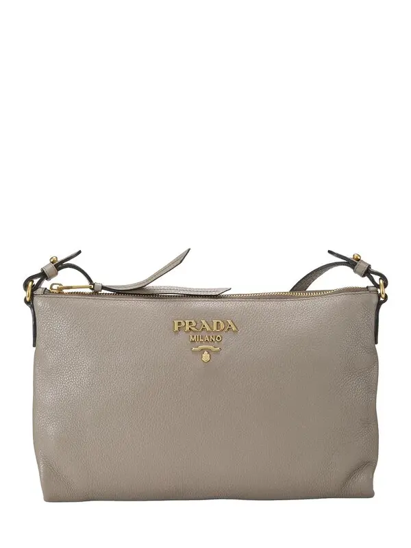Prada Vitello Daino Crossbody Bag - Grey