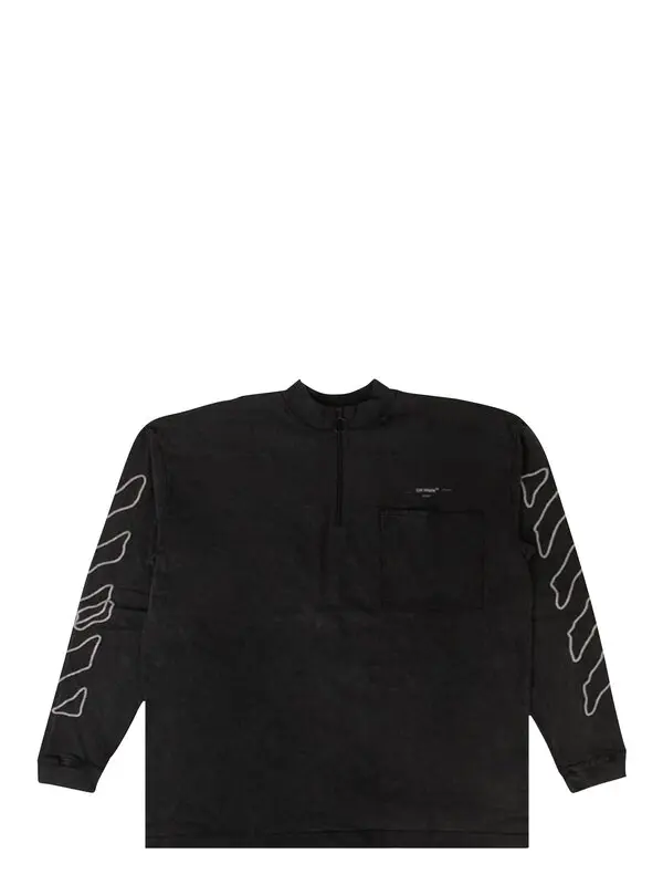 Off-White Mock Neck T-shirt - Black