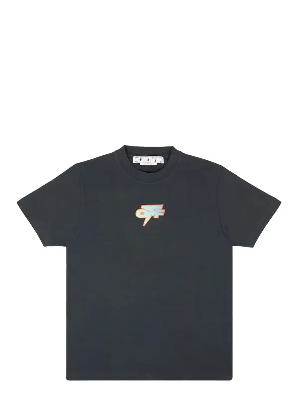 Off-White Degrade Thunder Slim Short-sleeve Tee 'outerspace - Black