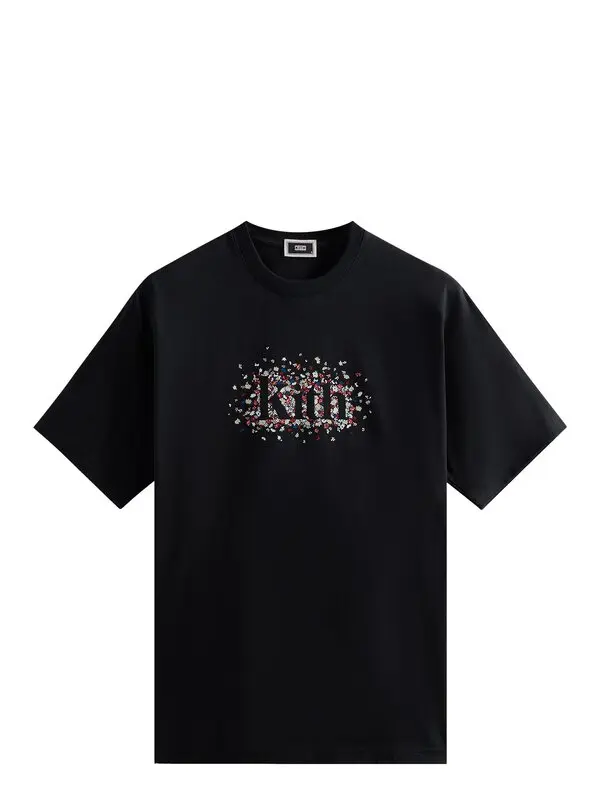 Kith Meadow Serif Tee - Black