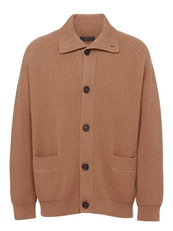 Prada Cashmere Cardigan - Brown
