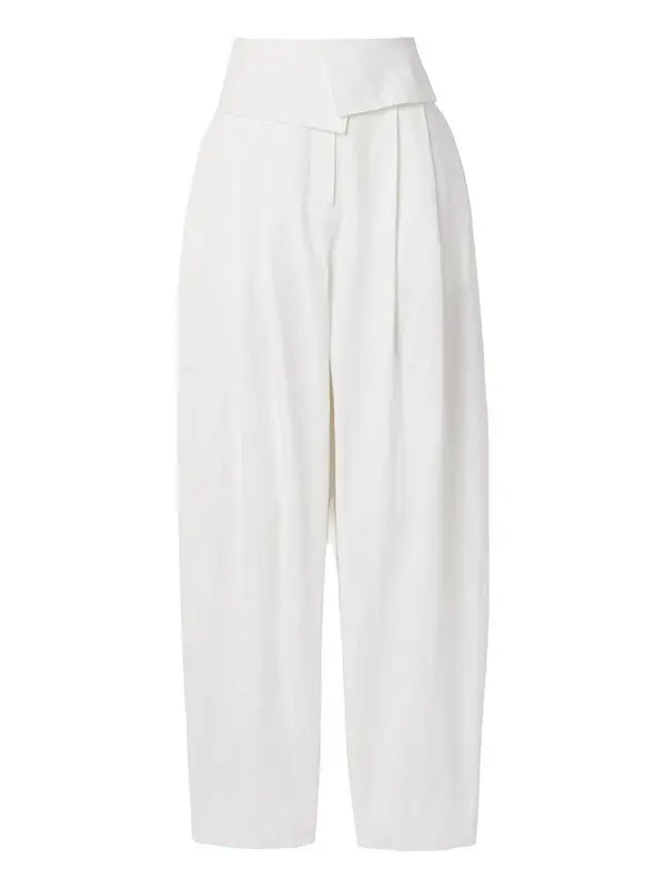 SALON 1884 Net Sustain Soren Tapered Pants - White