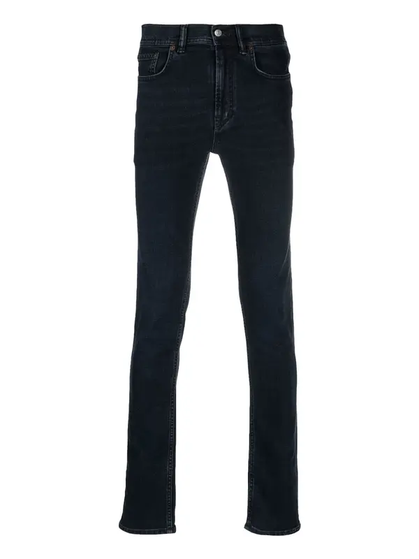 Acne Studios Mid-rise Slim-fit Jeans - Blue
