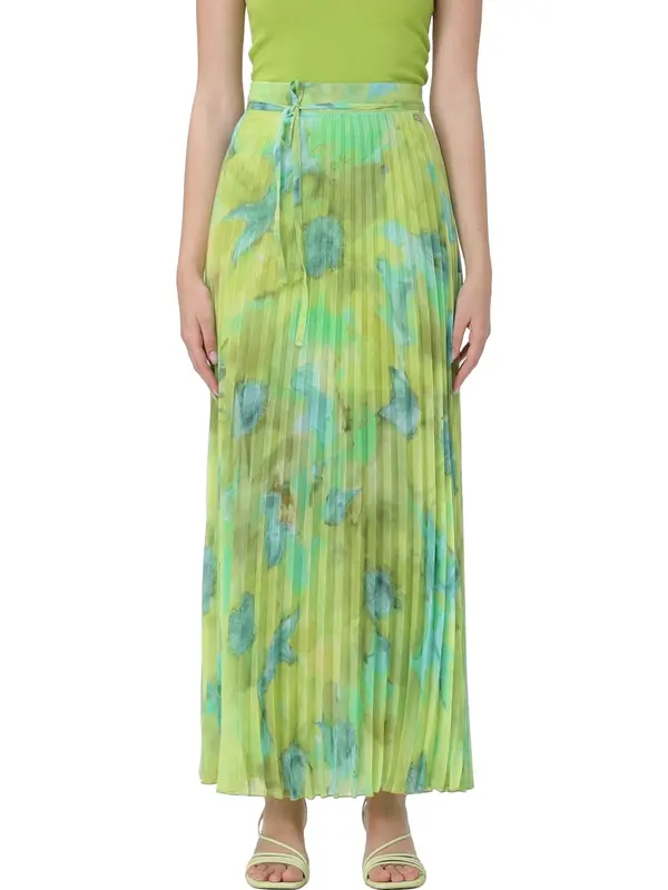 Liu Jo Pleated Maxi Skirt - Green