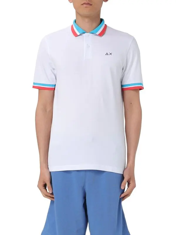SUN 68 Polo Shirt - White