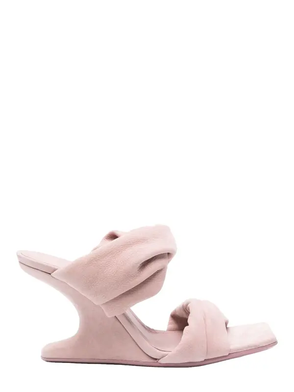 Rick Owens Cantilever Nubuck Sandals - Pink