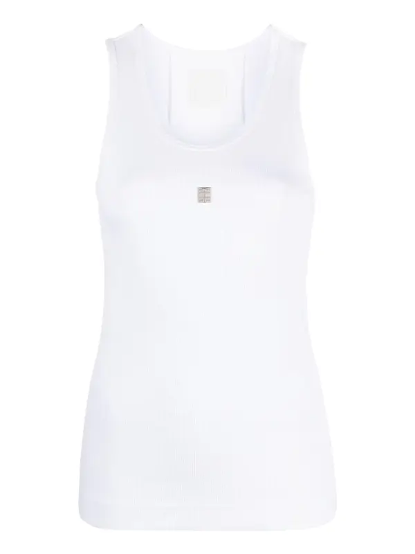 Givenchy 4g-plaque Tank Top - White