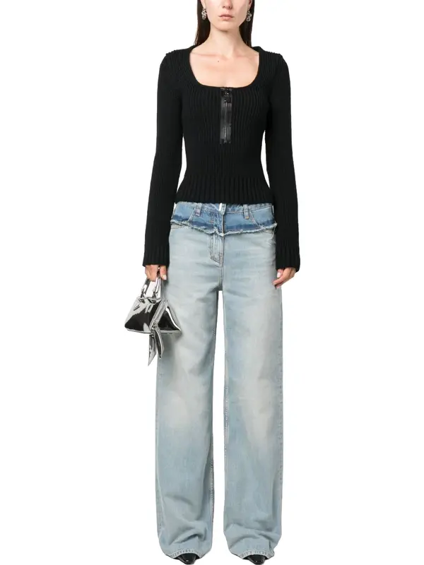 Givenchy Low-rise Straight-leg Jeans - Blue