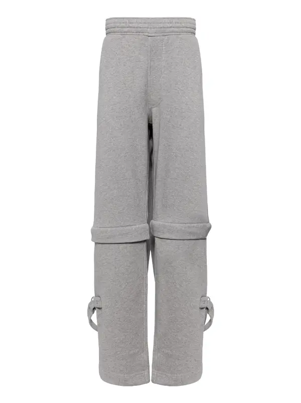 Givenchy Detachable-leg Cotton Track Pants - Grey