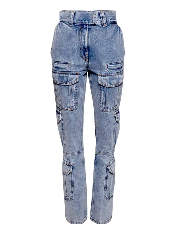Givenchy Bootcut Cargo Jeans - Blue