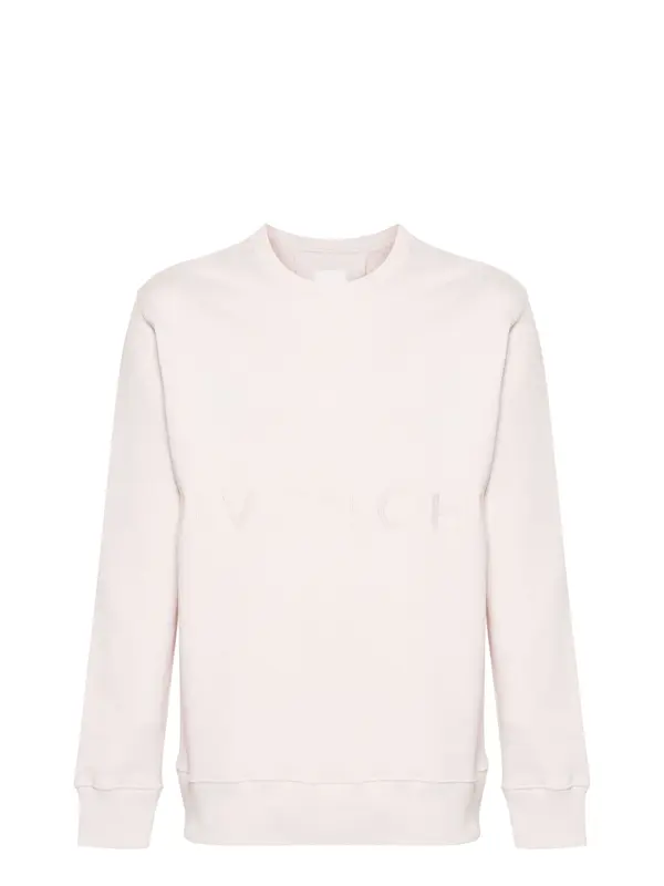 Givenchy Logo-embroidered Cotton Sweatshirt - Pink
