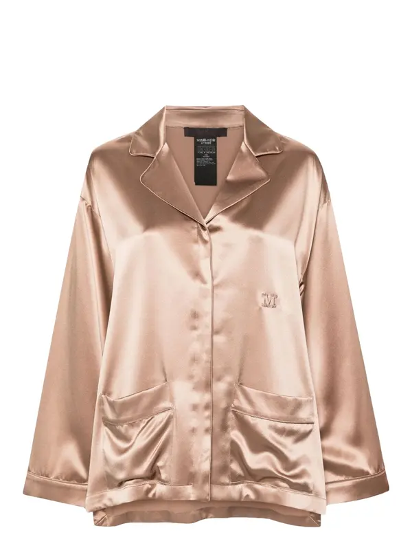 Max Mara Vasaio Silk Shirt - Neutrals