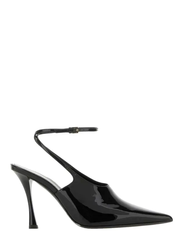 Givenchy 95mm Patent Leather Slingback Pumps - Black