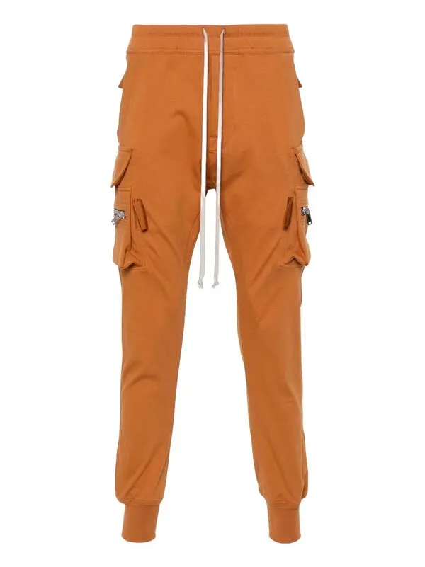 Rick Owens Mastodon Organic Cotton Cargo Pants - Orange