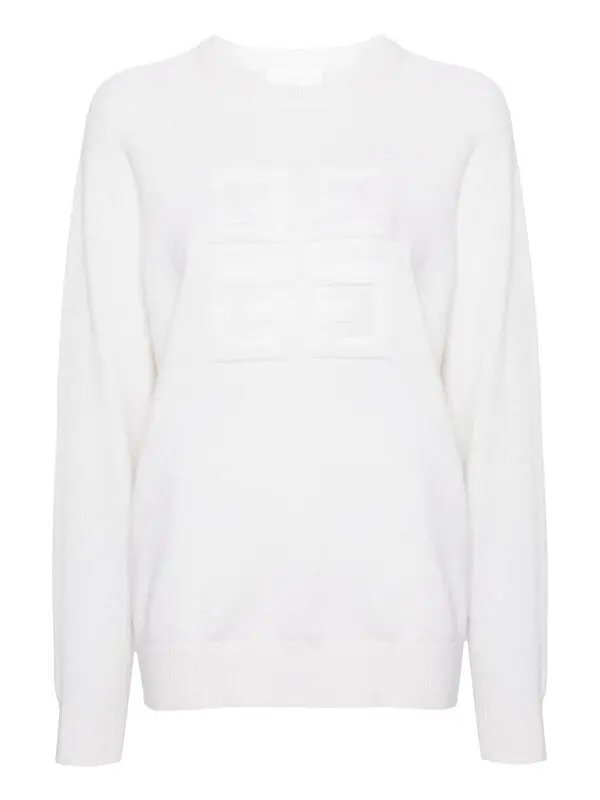 Givenchy 4g-motif Cashmere Jumper - Neutrals