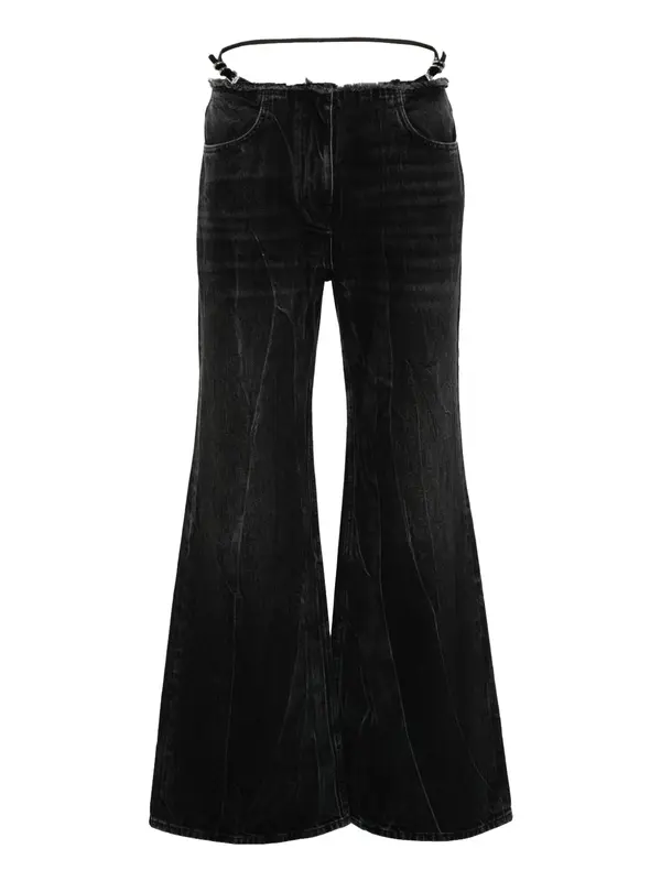 Givenchy Voyou Flare Jeans - Black