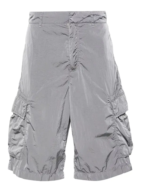 Givenchy 4g-embroidered Cargo Shorts - Grey