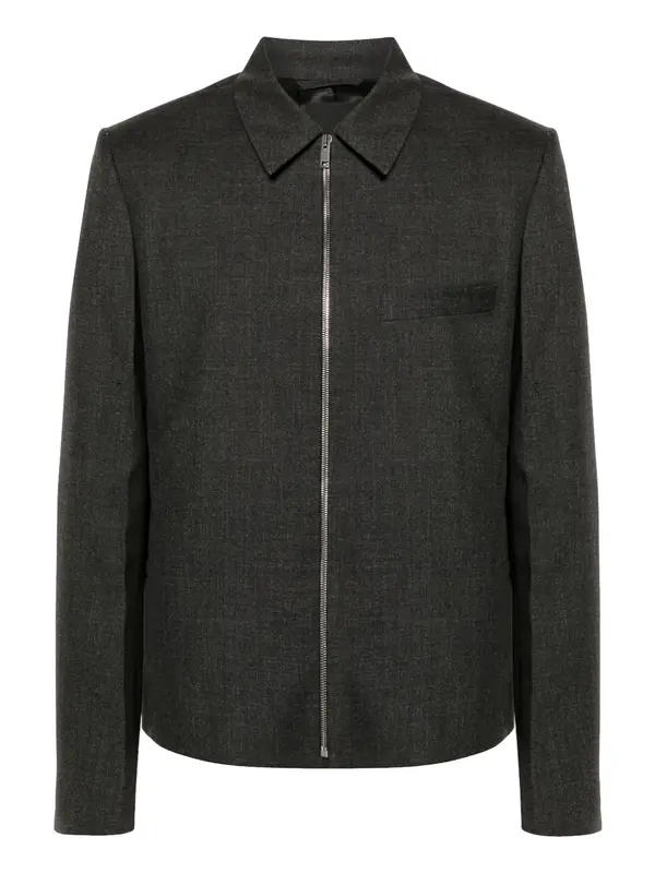 Givenchy Wool Bomber Jacket - Grey
