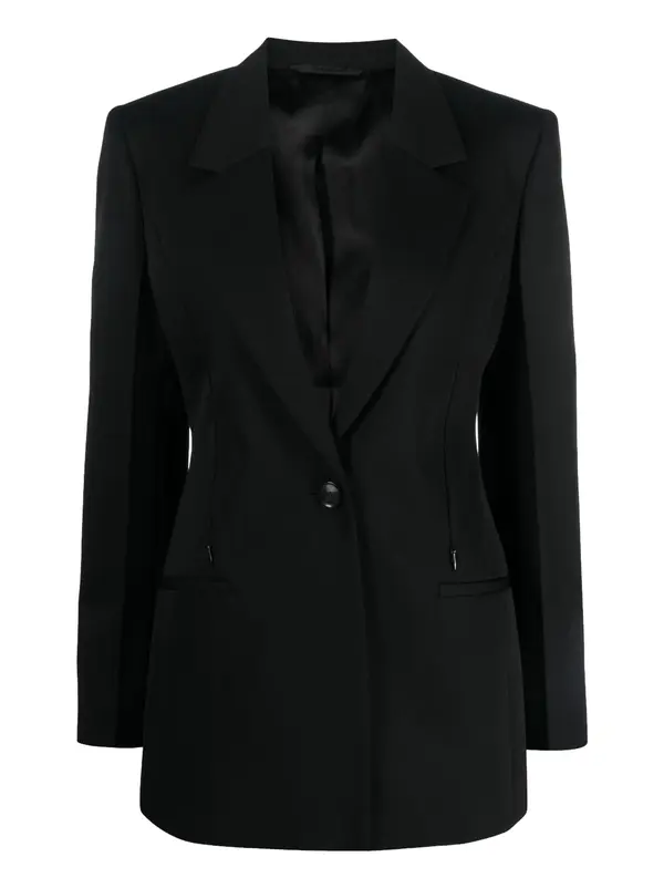 Givenchy Single-breasted Cape Blazer - Black