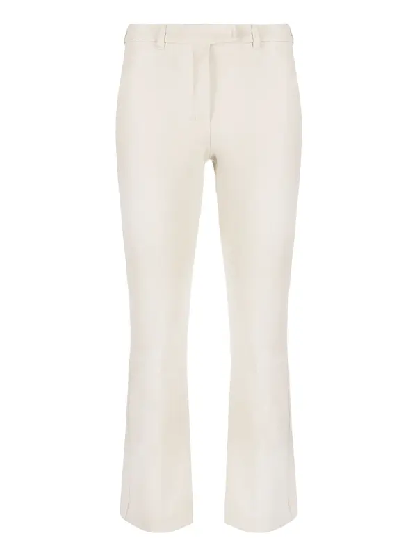 Max Mara Mid-rise Cropped Trousers - Neutrals