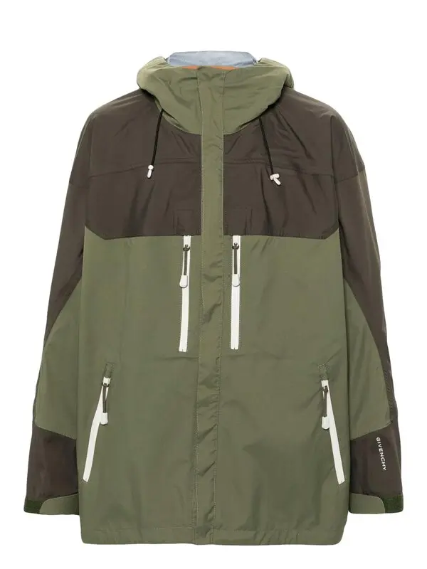 Givenchy Technical Hooded Jacket - Green