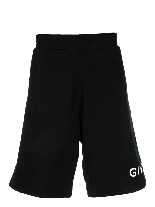 Givenchy Logo-print Track Shorts - Black