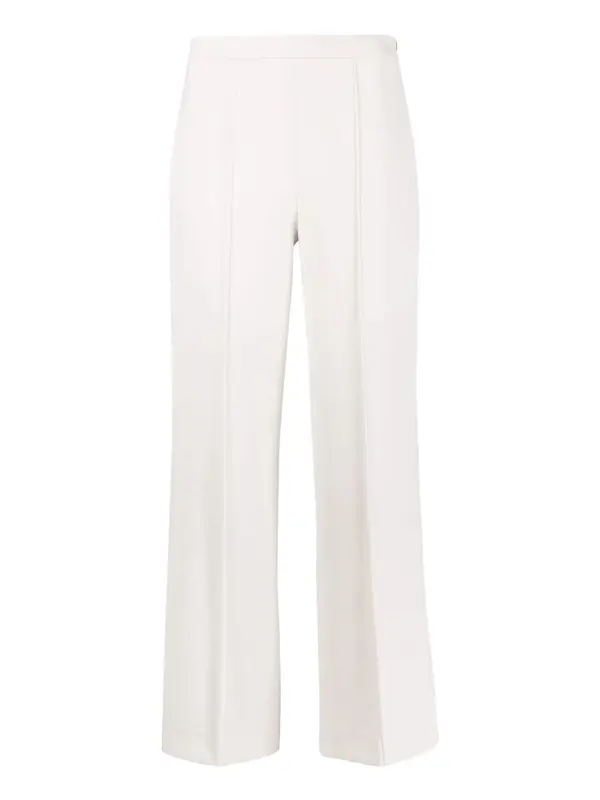 Max Mara Knitted Flared Trousers - Neutrals