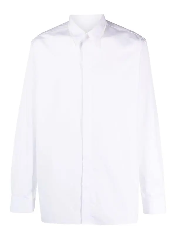 Givenchy Classic-collar Cotton Shirt - White