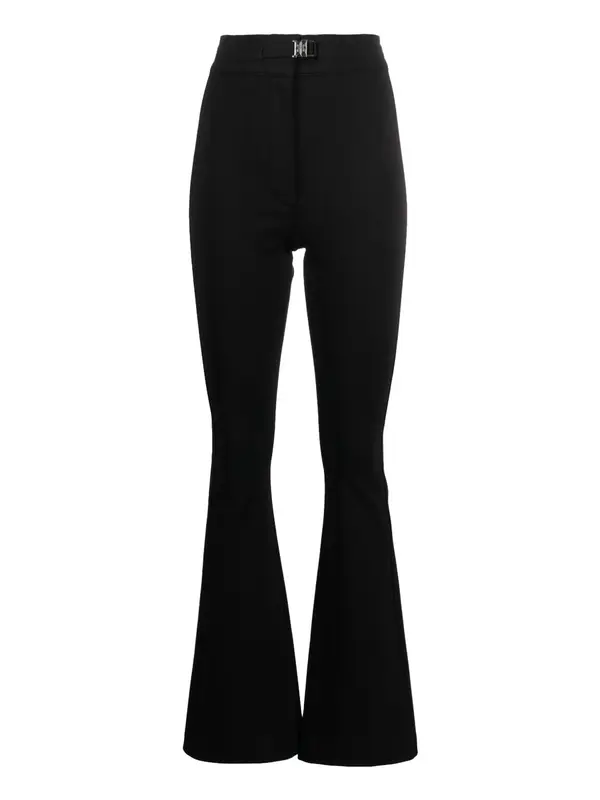 Givenchy High-waisted Flared Trousers - Black
