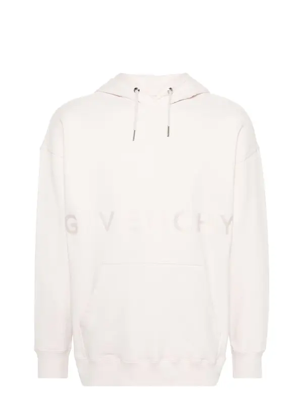 Givenchy Logo-print Cotton Hoodie - Pink