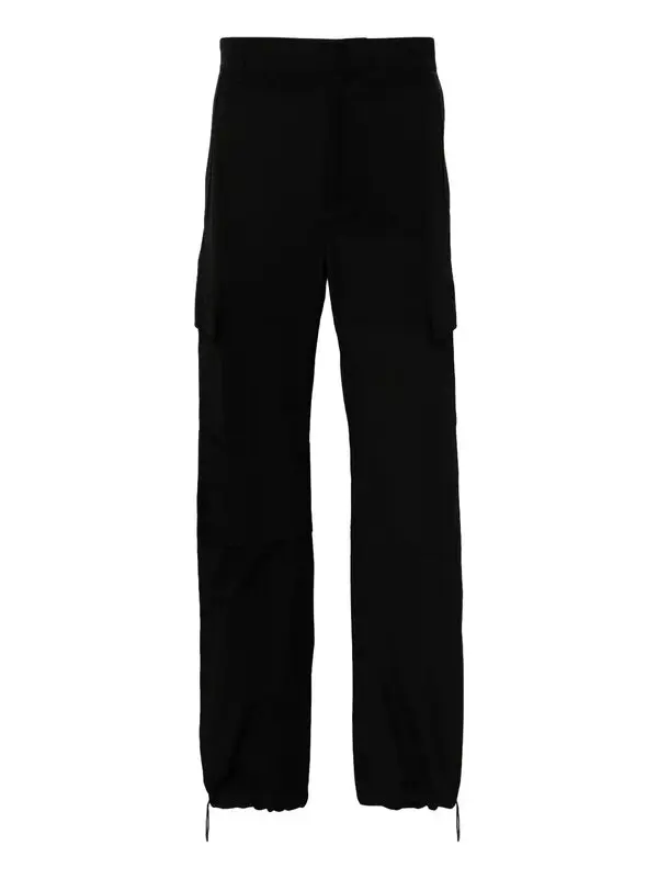 Givenchy Ripstop Cotton Cargo Trousers - Black
