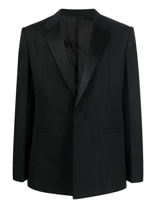 Givenchy Single-breasted Wool Blazer - Black