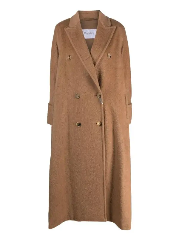 Max Mara Double-breasted Long Coat - Brown
