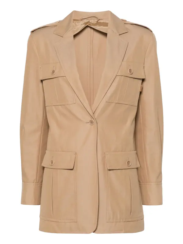 Max Mara Pacos Belted Jacket - Brown