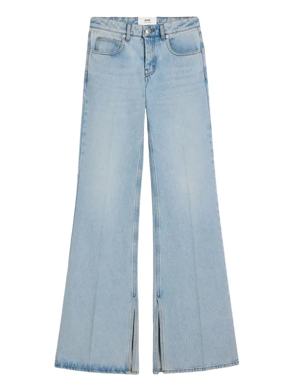 Ami Flared-leg Jeans - Blue