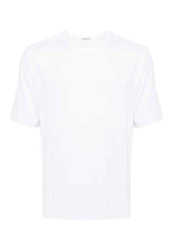 PETER DO Pleat-detail Cotton T-shirt - White