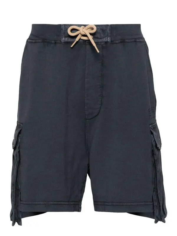 Dsquared2 Cotton Cargo Shorts - Blue