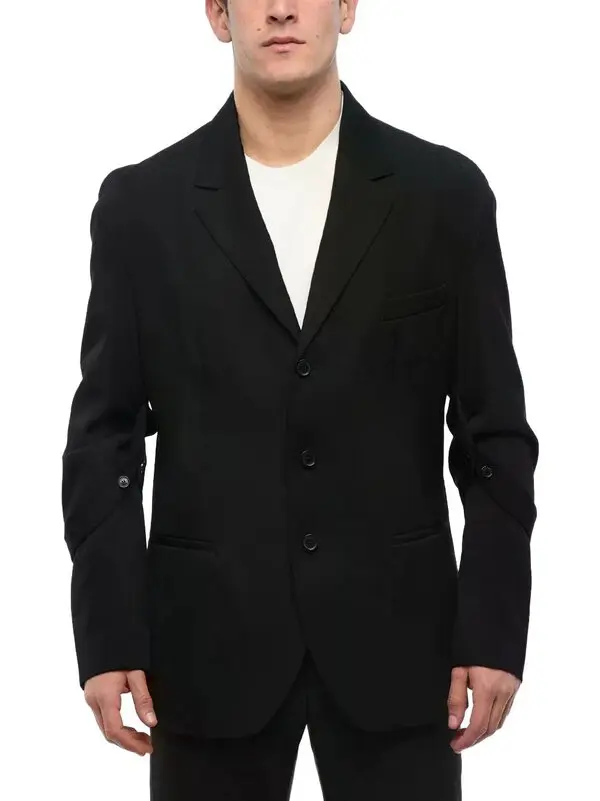 Off-White Twill-weave Blazer - Black