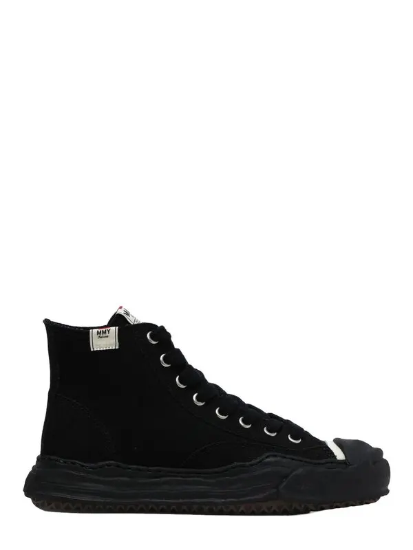 Mihara Yasuhiro Hank Og Sole Canvas Sneakers - Black