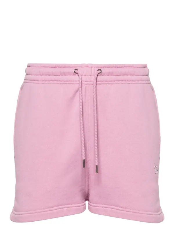 Maison Kitsuné Fox-patch Track Shorts - Pink