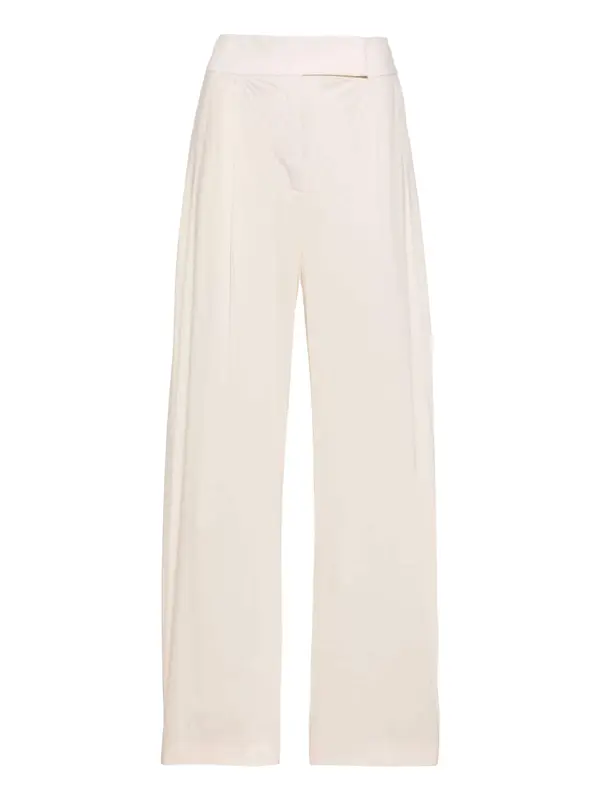 Pinko Papillon Palazzo Pants - Neutrals
