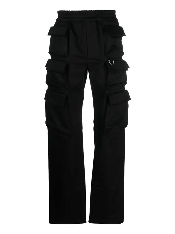 Givenchy Multi-pocket Cotton Cargo Trousers - Black