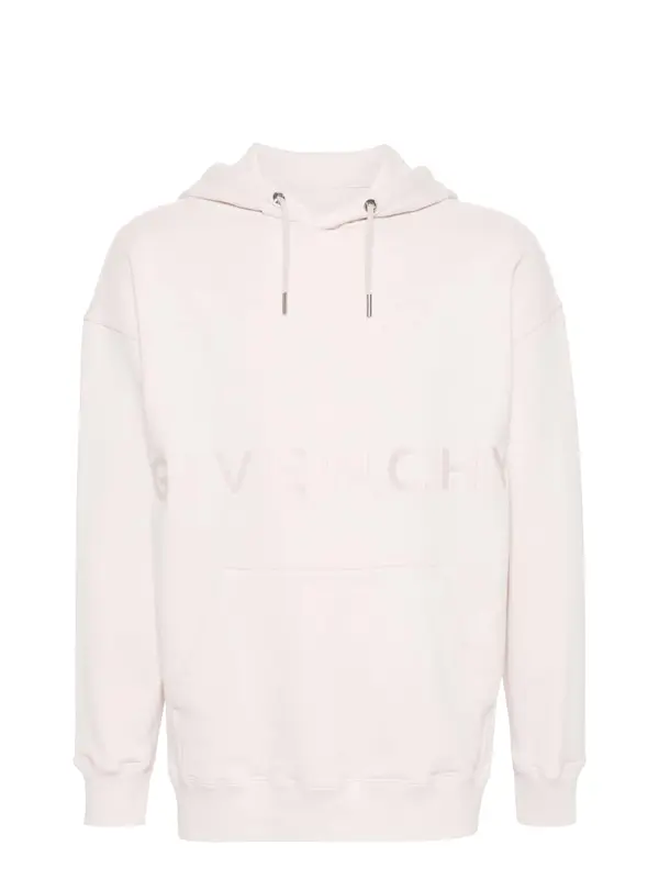 Givenchy 4g-embroidered Hoodie - Pink