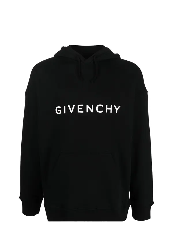 Givenchy Logo-print Drawstring Hoodie - Black