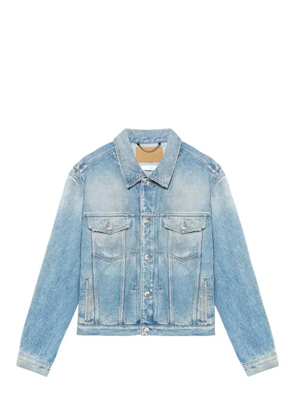 1989 STUDIO Logo-embossed Denim Jacket - Blue